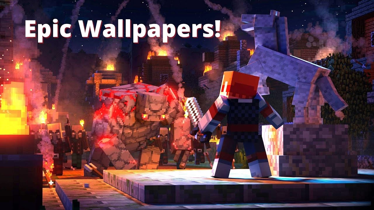 Top 10 Amazing Minecraft Dungeons Wallpapers For PC || Free Download in Description