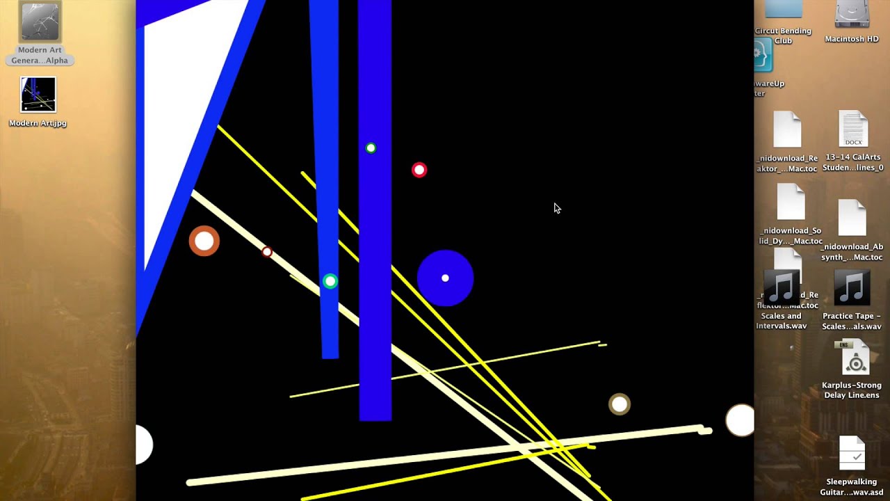 Instant Modern Art - A Processing Program