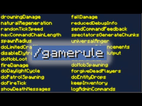 Minecraft 1.16 - All Gamerules