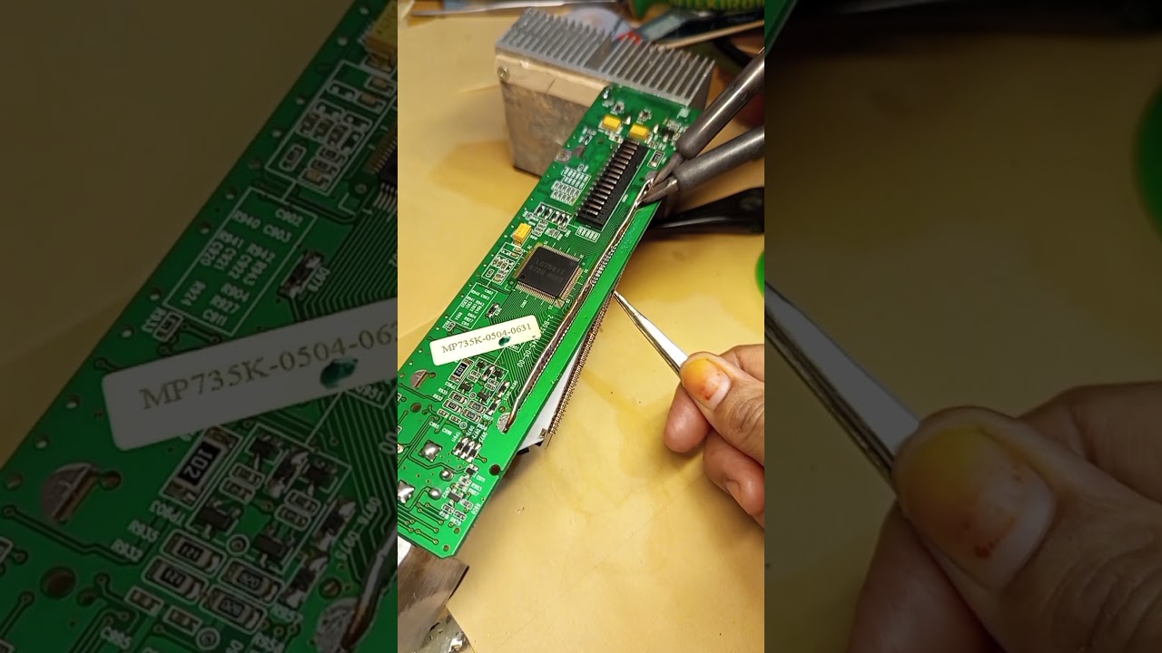 REMOVE LONG PINS LIQUID DISPLAY
