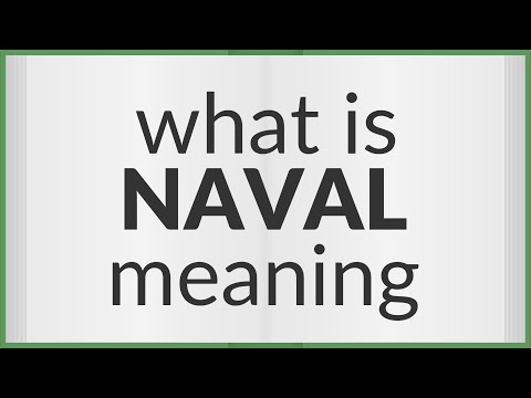Naval | meaning of Naval
