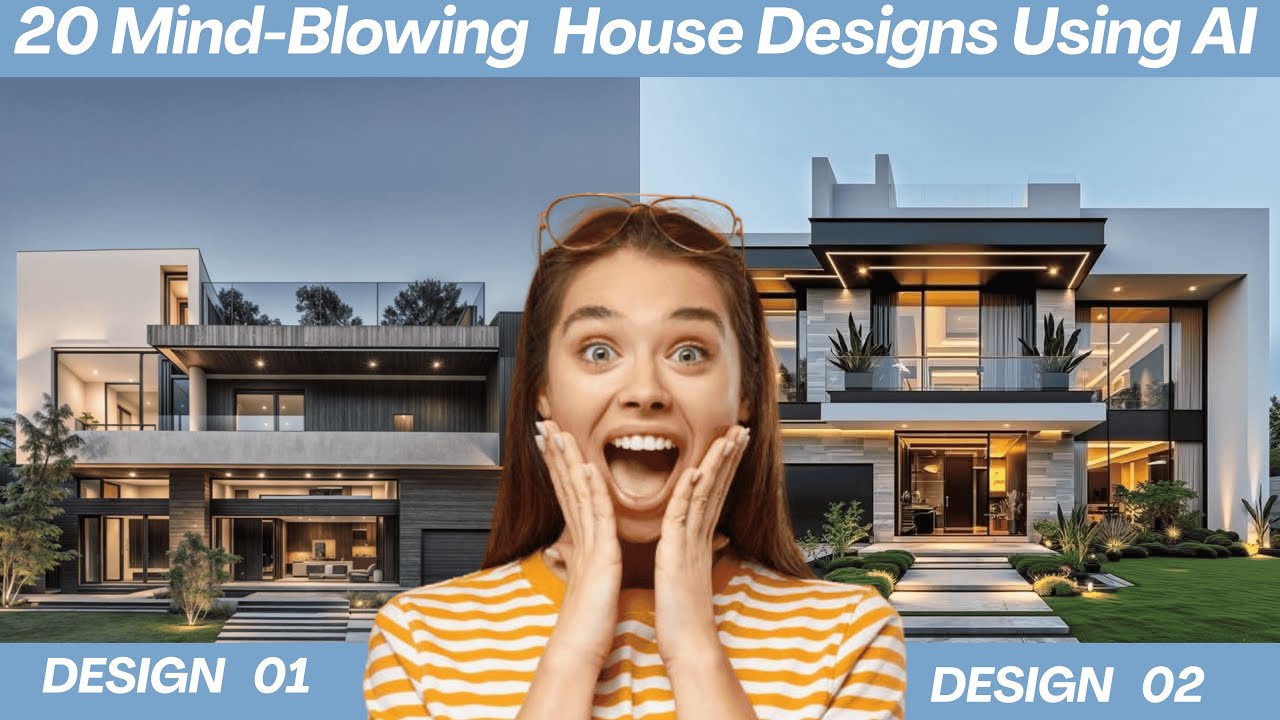 20 Stunning Front Elevation Ideas for Modern Houses | Made with AI Tools