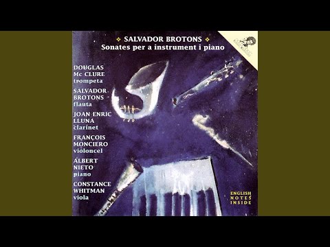Sonata Per A Violoncel I Piano / II. Moviment (Salvador Brotons)