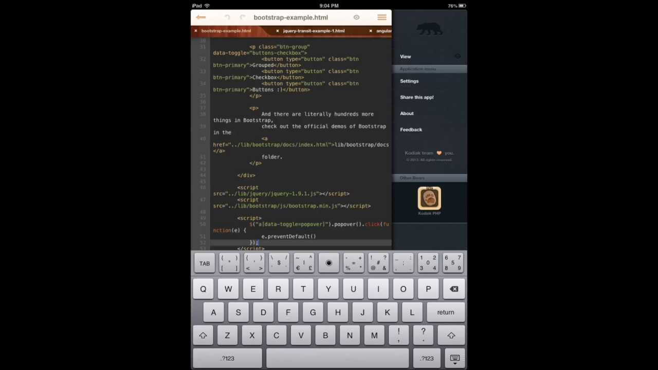 Write and Learn JavaScript on iPad & iPhone: iOS JavaScript Clients