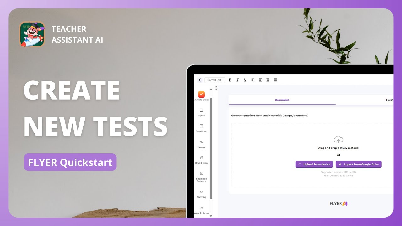Create custom tests | FLYER Quickstart