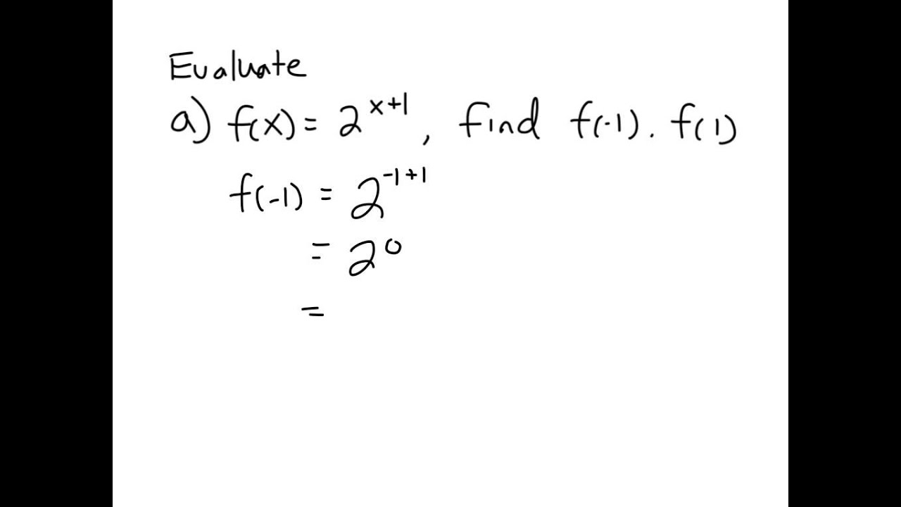 80 - Evaluating exponential functions