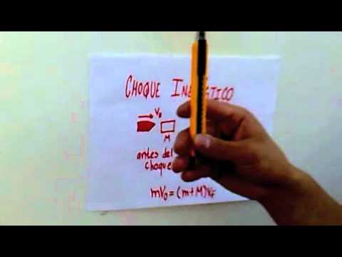 CHOQUE PERFECTAMENTE INELASTICO. | FISICA MECANICA 2012