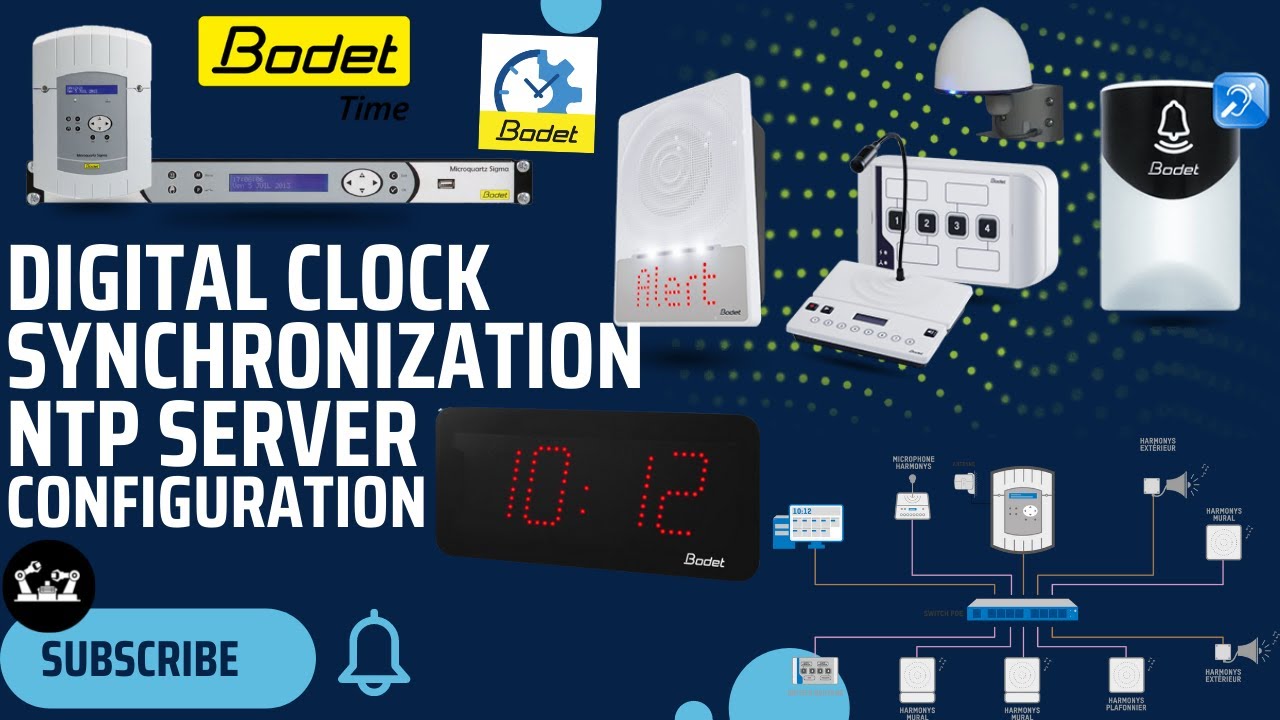 DIGITAL CLOCK CONFIGURATION AND SYNCHRONIZATION BETWEEN NTP OR MASTER CLOCK |#BOTED DETECT#| SIGMA C