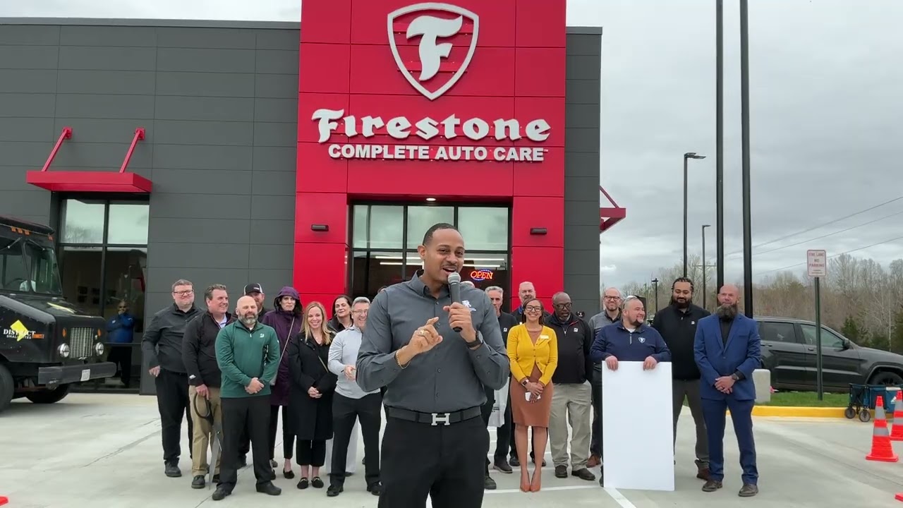 Celebrating the Grand Opening of Firestone Complete Auto Care!