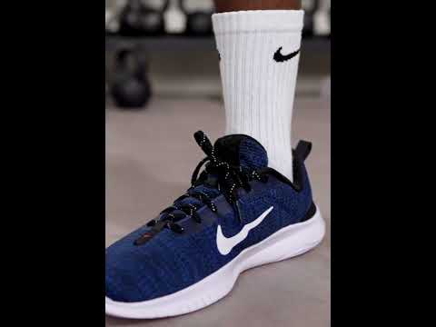 NIKE Performance FLEX EXPERIENCE RN 12 Road Running Shoes Sneakers Men Blue White Black | Zalando