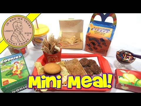 McDonald's Mini Happy Meal - Complete Toy Food Maker