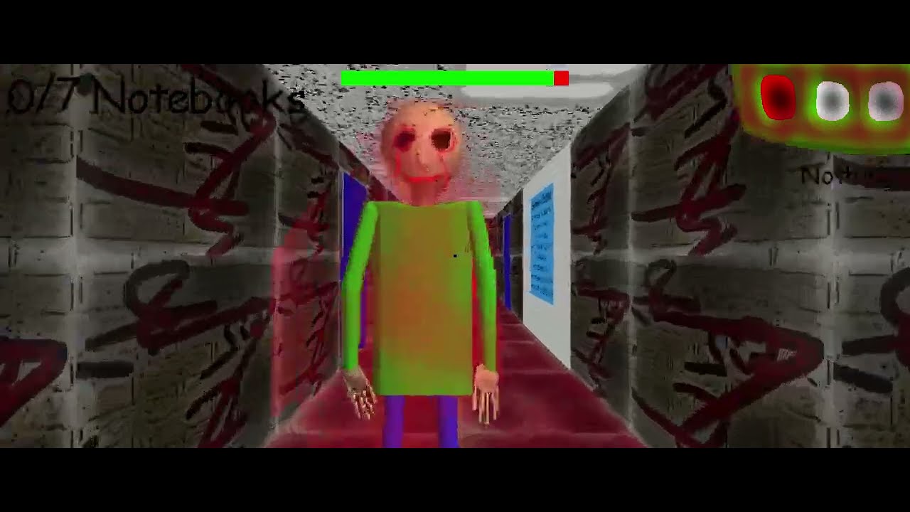 Is NULL HORROR??? Baldi's Horror Basics Secret Ending