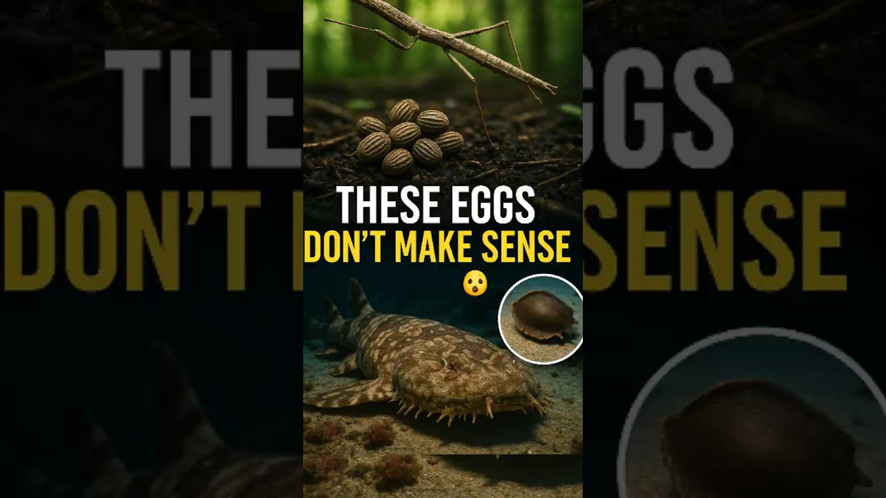 Weirdest Animal Eggs You’ll Ever See 🫣 | Stick Insect & Wobbegong Shark