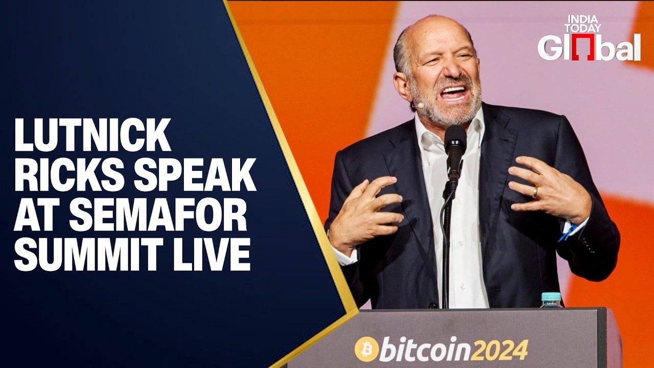 LIVE: Howard Lutnick & Eli Lilly CEO David Ricks Speak at Semafor Summit