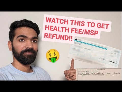 How to apply for International Student Health Fee/MSP REFUND | BC | British Columbia | Canada