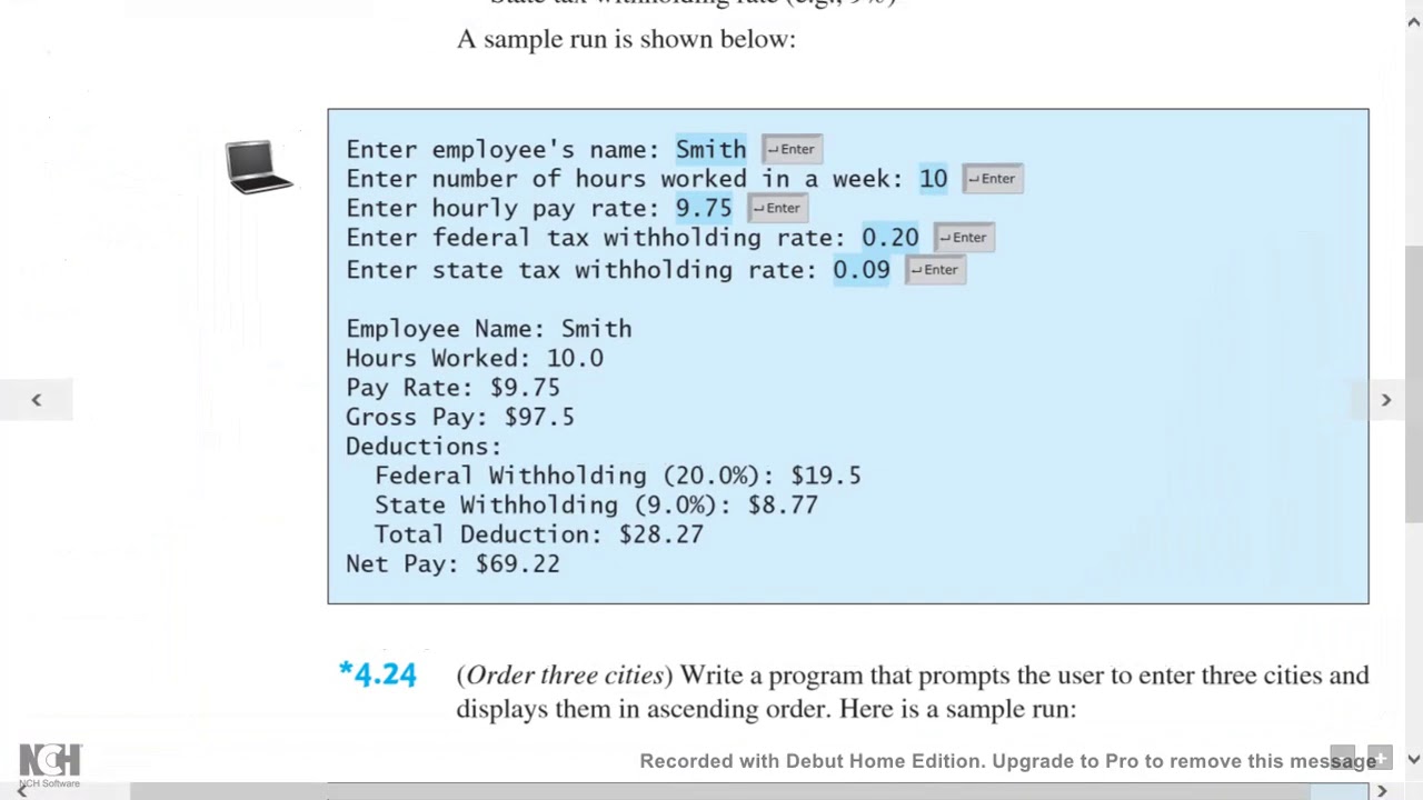 Introduction To Java Programming   Exercise 4 23a