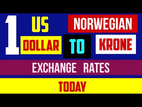 1 Us Dollar to Norwegian Krone Currency Exchange Rates Today