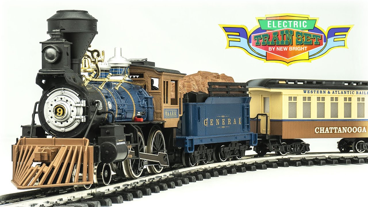 New Bright G-Gauge NO. 376 1997 Electric Model Train Set Unboxing