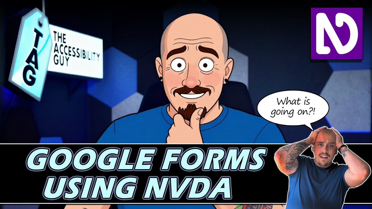 Testing a Google Form with NVDA
