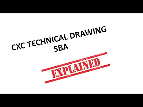 EXPLAINING THE TECHNICAL DRAWING CXC SBA (BUILDING)