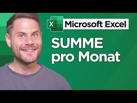 Summe pro Monat in Tabellen berechnen (2024)