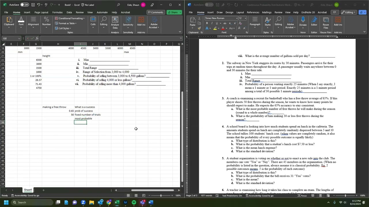 word worksheet 2-2-2 examples