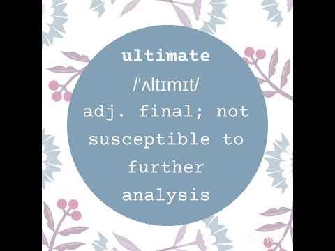 A word a day keeps the dictionary away - ultimate
