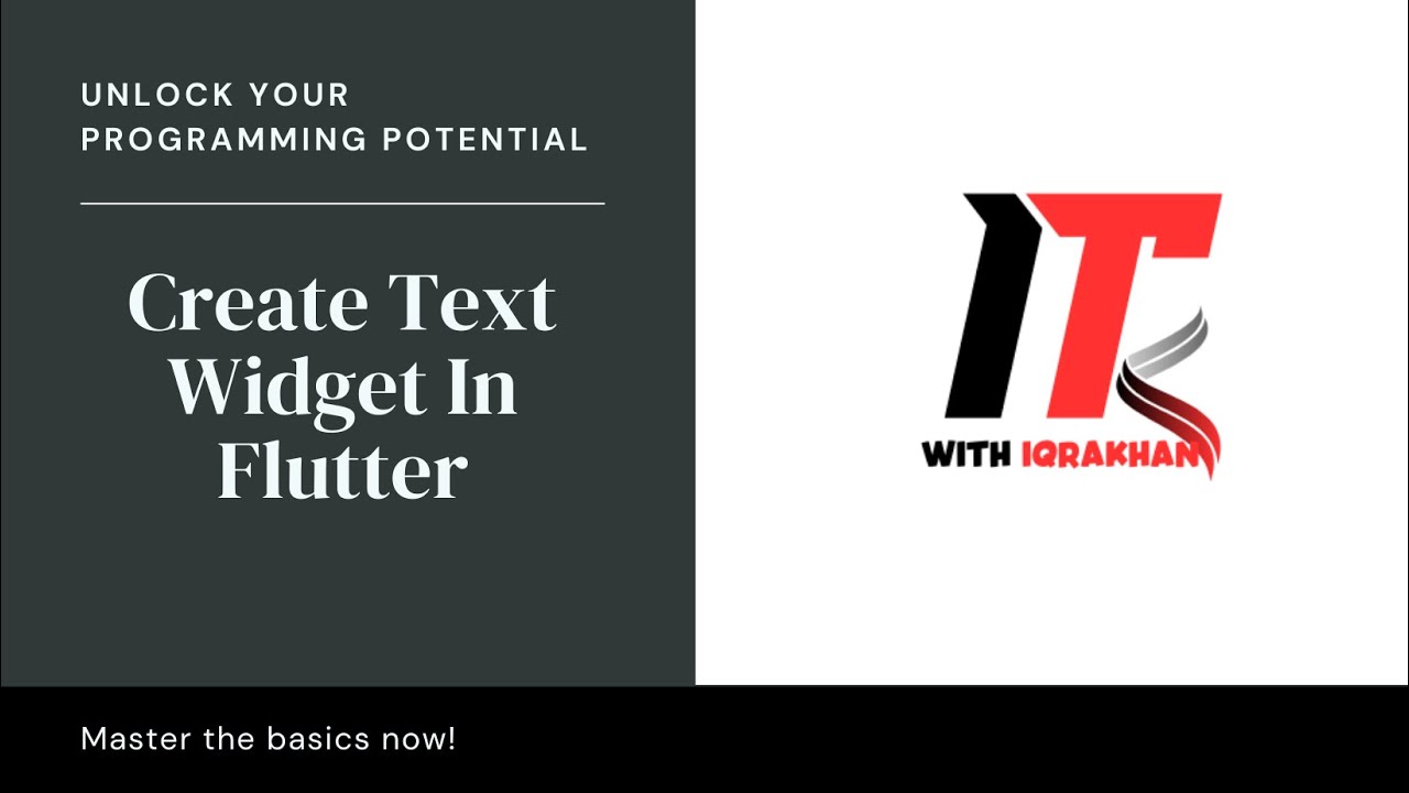 Flutter text widget tutorial | Display text in flutter