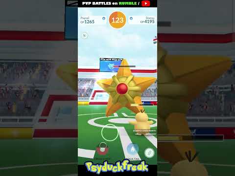 #psyduck team #fight in #staryu #raid in #pokemongo #pokemon #2023