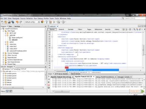Learn PrimeFaces Tutorial Upgrading web xml to Allow Multiple Roles | packtpub com - Mind Luster