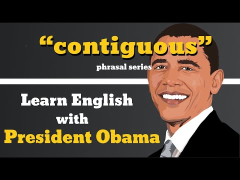 Contiguous Usage, Pronounce, Meaning, Definition, Sentence Examples