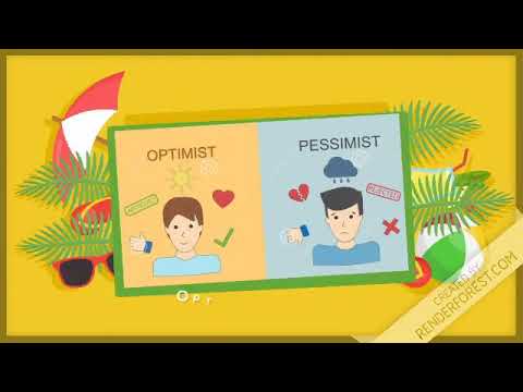 Definition of Optimist and Pessimist |