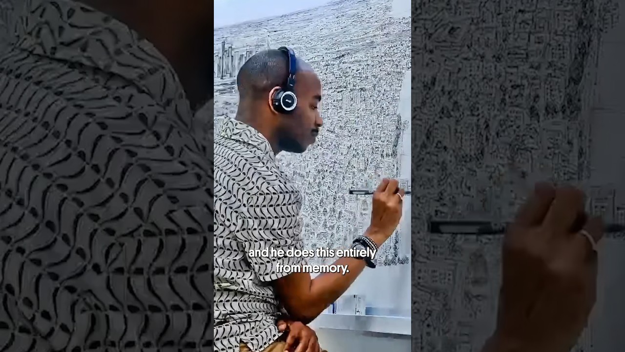 This Artist Draws Cityscapes From Memory 🤯