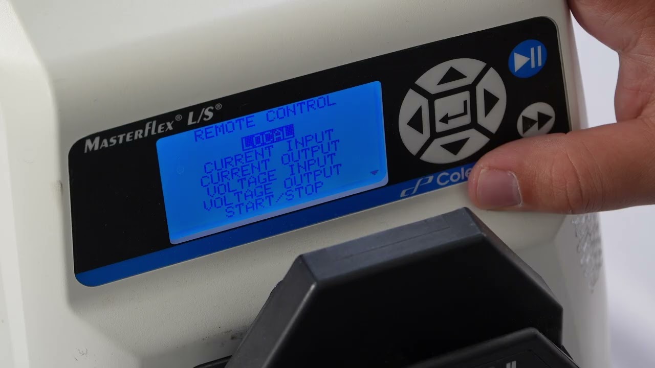 Pendotech Digital Masterflex LS Pump Setup Configuration