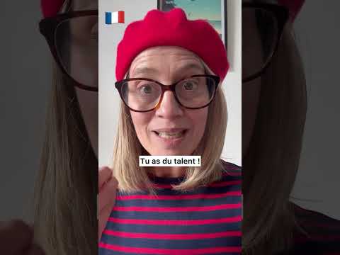 🇫🇷 How to say ‘talented’ ⭐️ in French. Speak better French now!