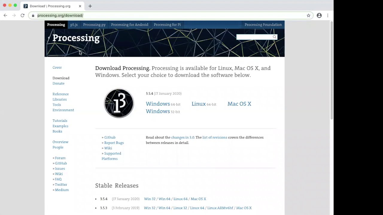 Downloading Processing   Mac