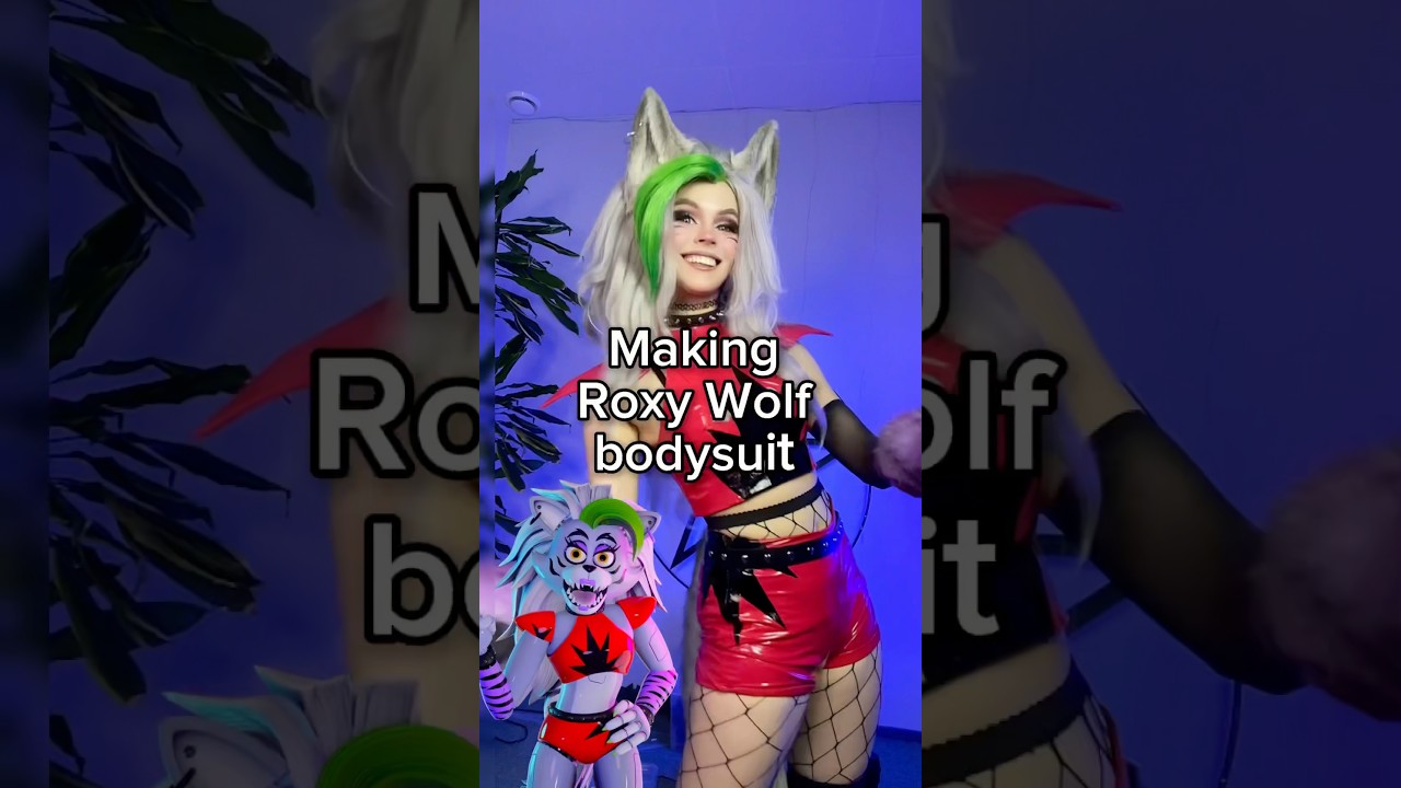 My Roxanne Wolf Cosplay craft tutorial #fnaf #fivenightsatfreddys #diycraft #costume #craftideas