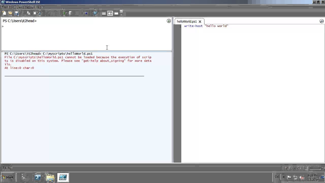 run a Powershell script | run a Powershell script | run a Powershell script
