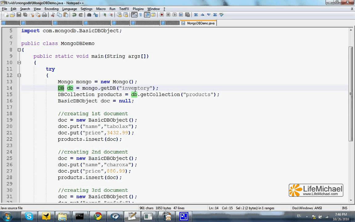 The MongoDB Java Driver