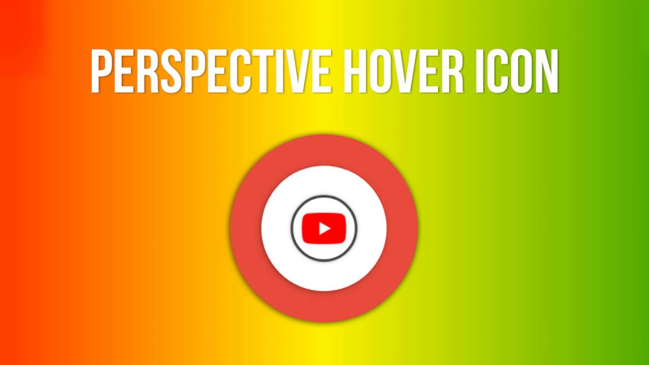 Perspective hover icon effect Pure Css by HTML Online