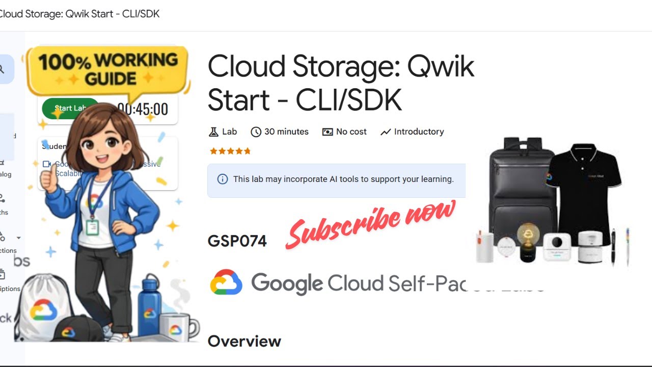 Cloud Storage: Qwik Start - CLI/SDK | JANUARY 2026  #qwiklabs  #qwiklabsarcade2026