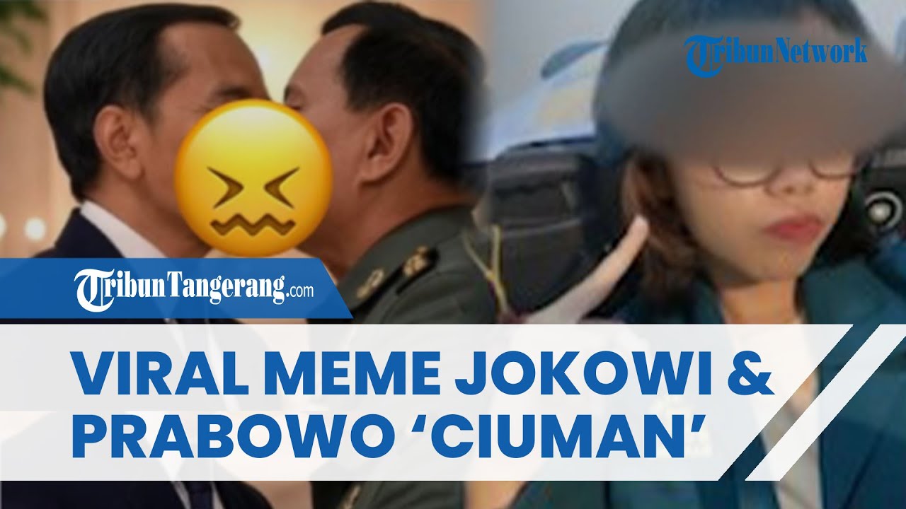 SOSOKNYA TERKUAK! Kasus Meme Viral Jokowi dan Prabowo 'Ciuman' Ternyata Dibuat oleh Mahasiswa ...