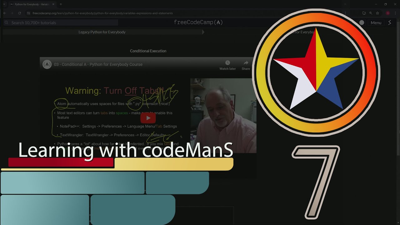 Conditional Execution | freeCodeCamp | Legacy Python for Everybody
