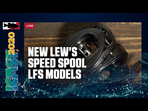 Lews Speed Spool LFS Casting Reel New Models 8.3:1 Gear Ratio with Todd Castledine | ICAST 2020