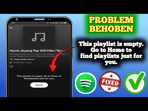Spotify Mod APK funktioniert nicht | Spotify Free Premium 2025 | Problem mit leerer Spotify-Playlist