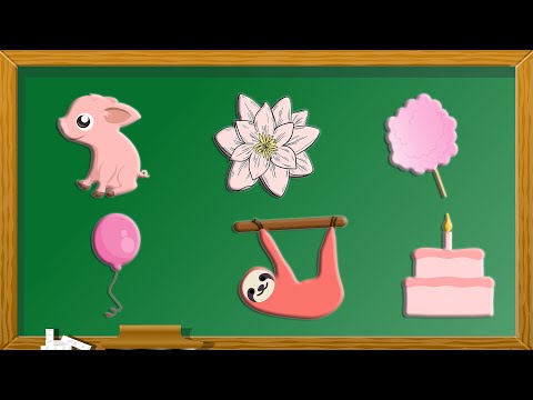 El Color Rosado Para Niños en Ingles y en Español | The Pink Color for Kids in English & Spanish