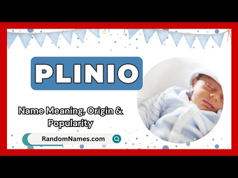 Plinio - Baby Boy Name Meaning, Origin & Popularity - RandomNames.com