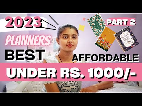 2023 Best affordable Indian planners for beginners under Rs. 1000/-✨in-depth review | saloni soni
