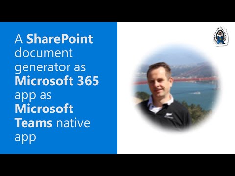 A SharePoint document generator as Microsoft 365 app as Microsoft Teams native app