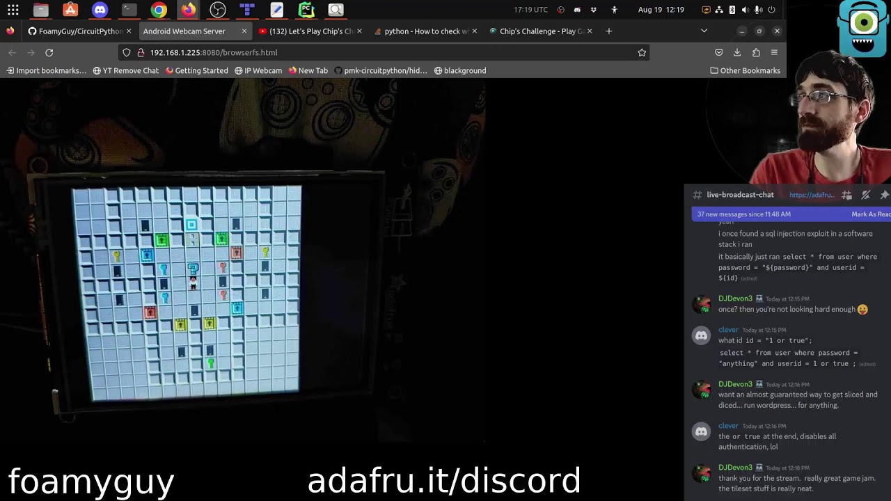 CircuitPython Game Jam Stream Day 2